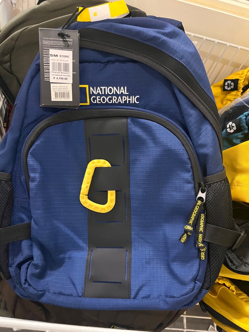 NATIONAL GEOGRAPHIC Diagonal Explorer III Backpack Blue, Men's Fashion ...