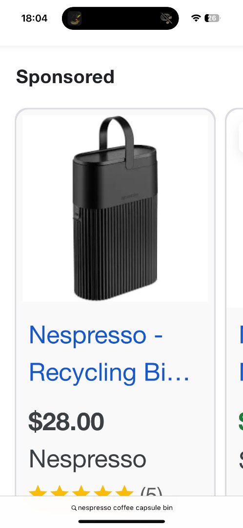 Nespresso Coffee Pod Bin, Furniture & Home Living, Cleaning & Homecare ...