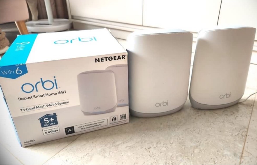 NETGEAR Orbi 760 Tri-Band WiFi 6 Mesh (RBK762S), Computers & Tech ...