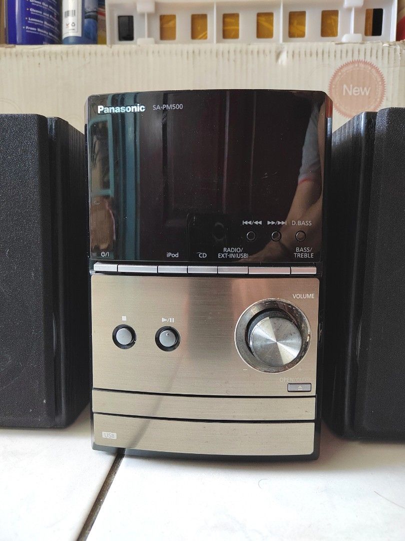Panasonic SA-PM500 Ipod CD Radio USB Player, Audio, Portable Music ...