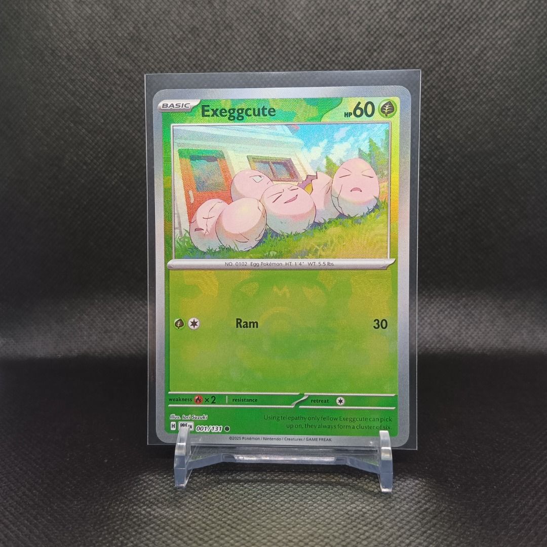 Pokemon Card - Exeggcute #001 [Master Ball] Prismatic Evolutions ENG ...