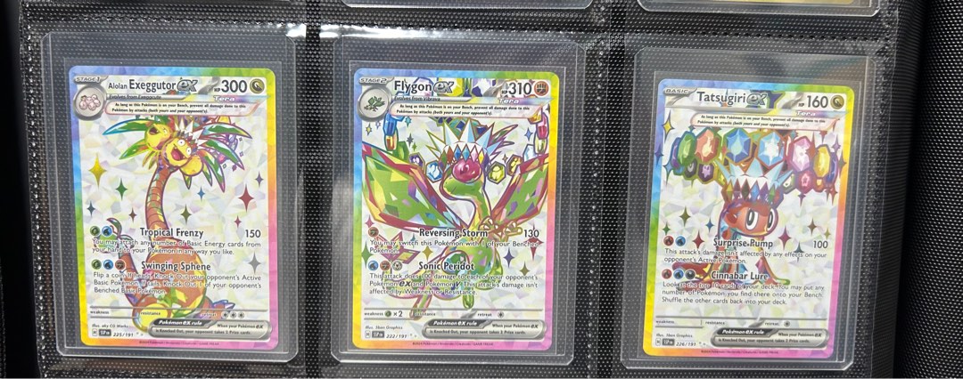 Pokemon Surging Sparks (Alolan Exeguttor ex, Flygon ex, Tatsugiri ex ...