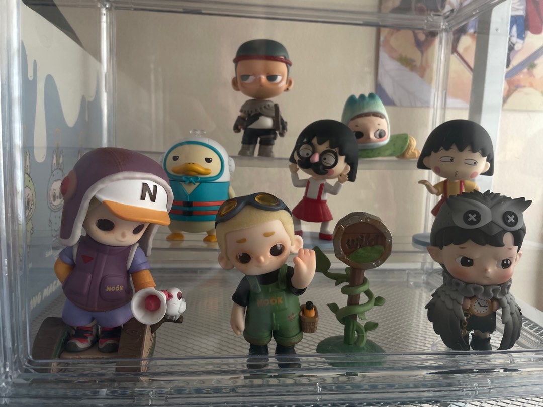 Pop Mart and 51 toys: Kubo, Nook, Maruko-chan, Nyota, Hacipupu, Duckoo ...