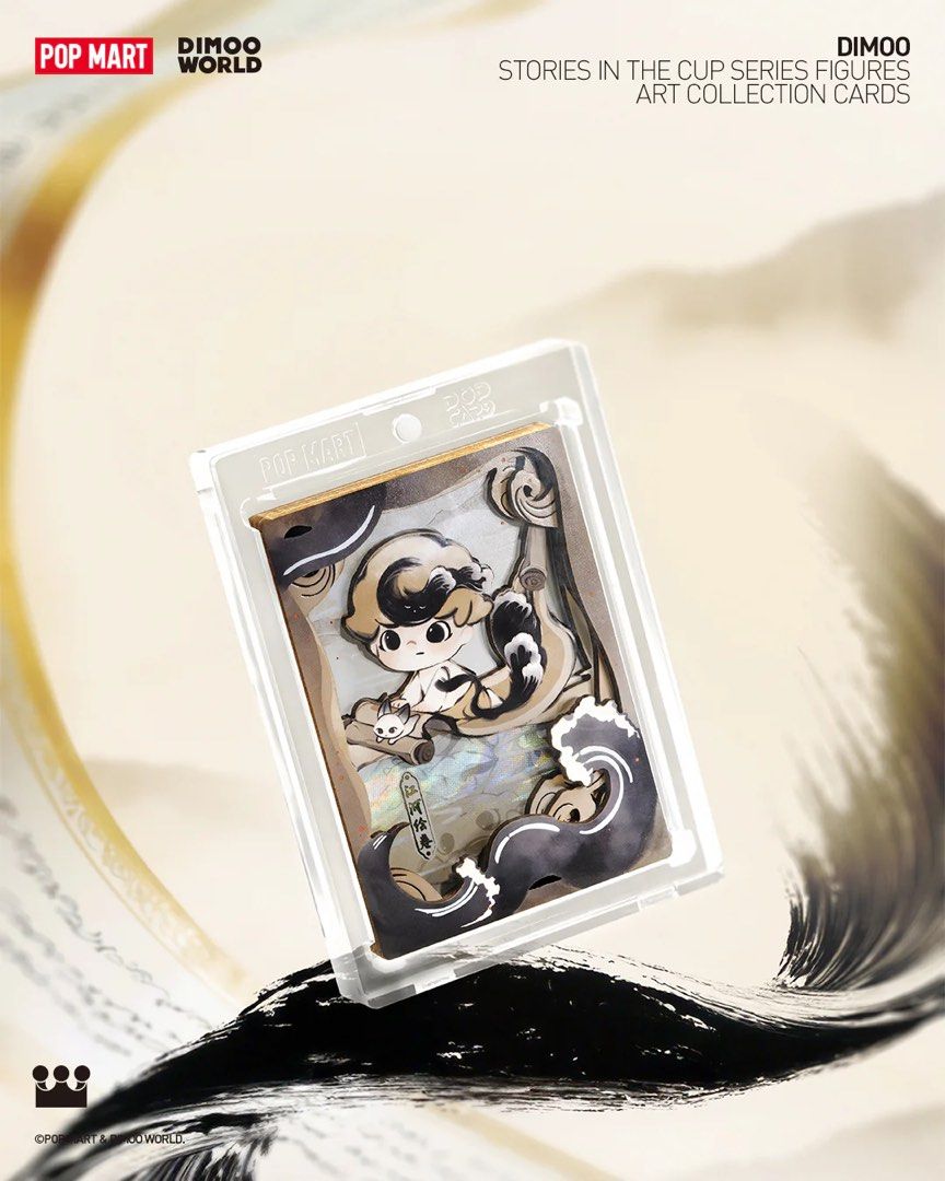 Popmart DIMOO Stories in the Cup Series Figures Art Collection Cards ...