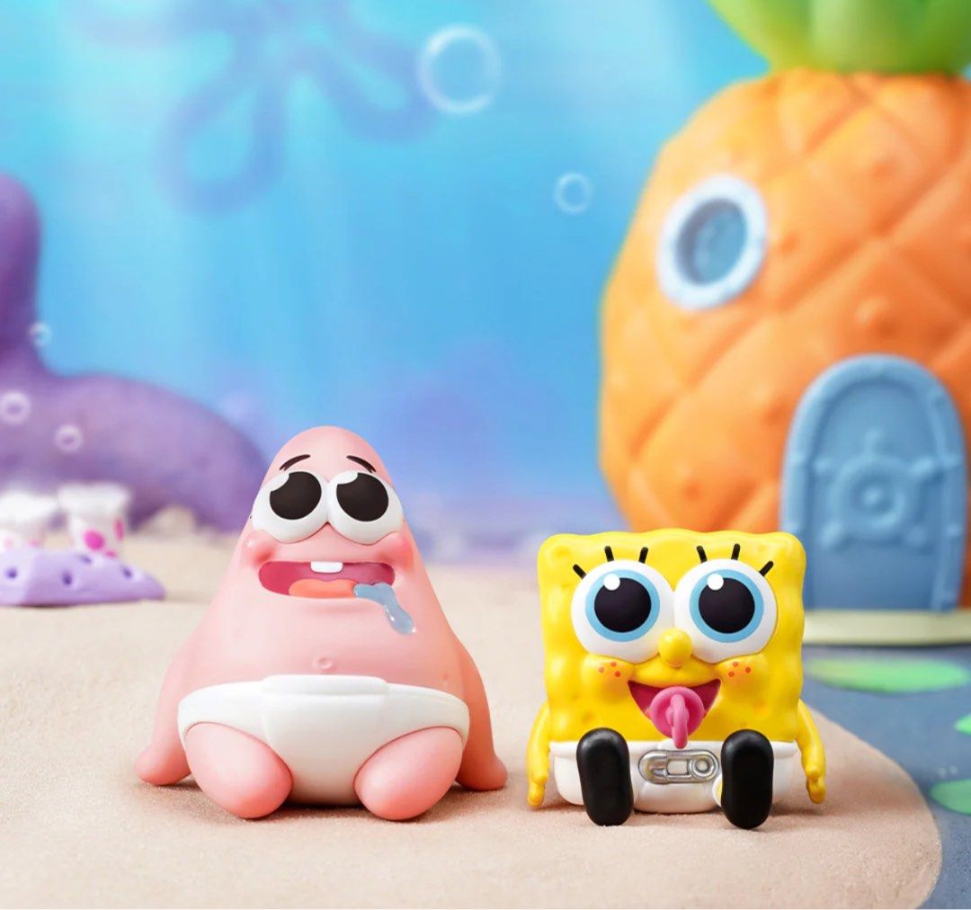 Popmart Spongebob Best Friends series - Born Together (Secret), Hobbies ...