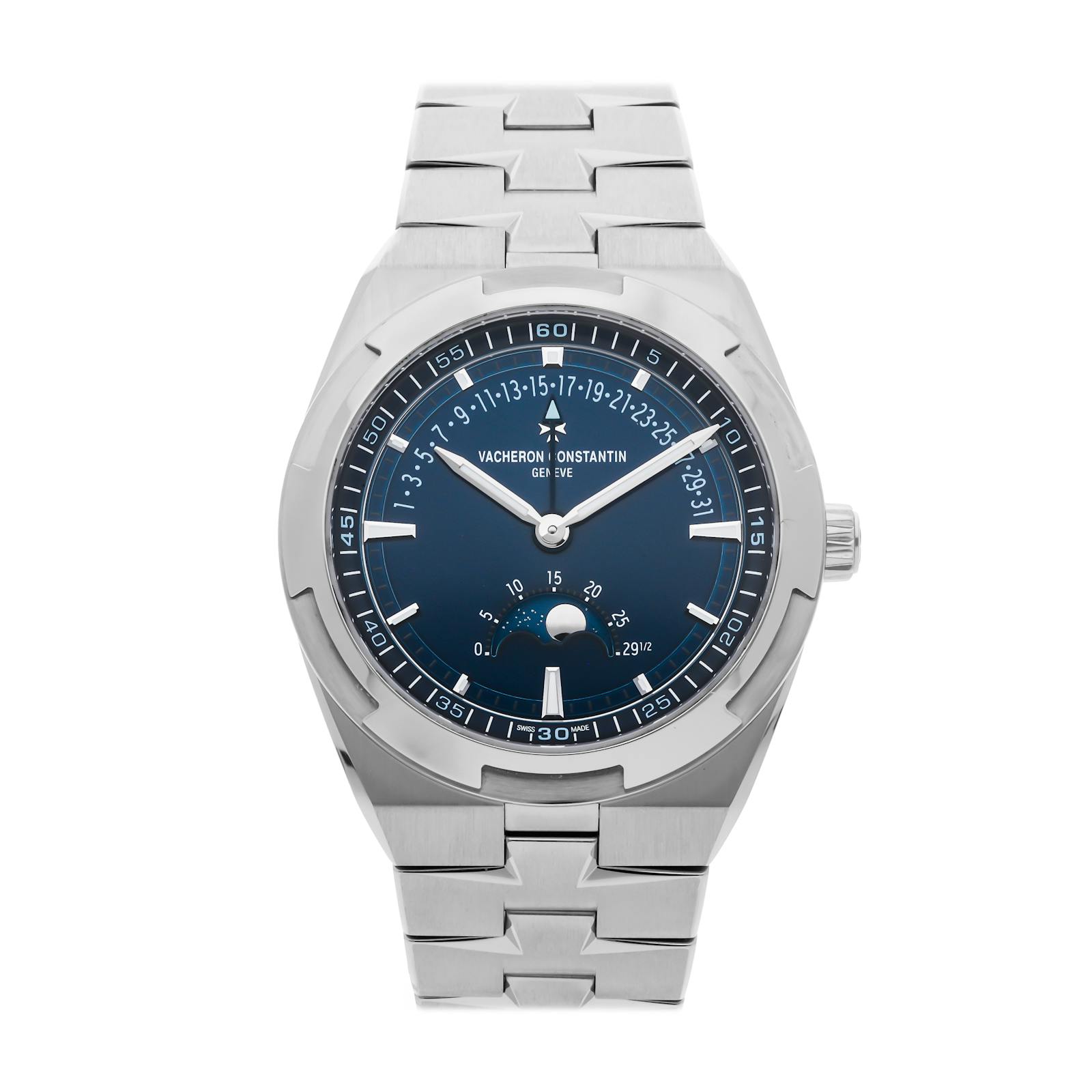 Pre-Owned Vacheron Constantin Overseas Moon Phase Retrograde, Luxury ...