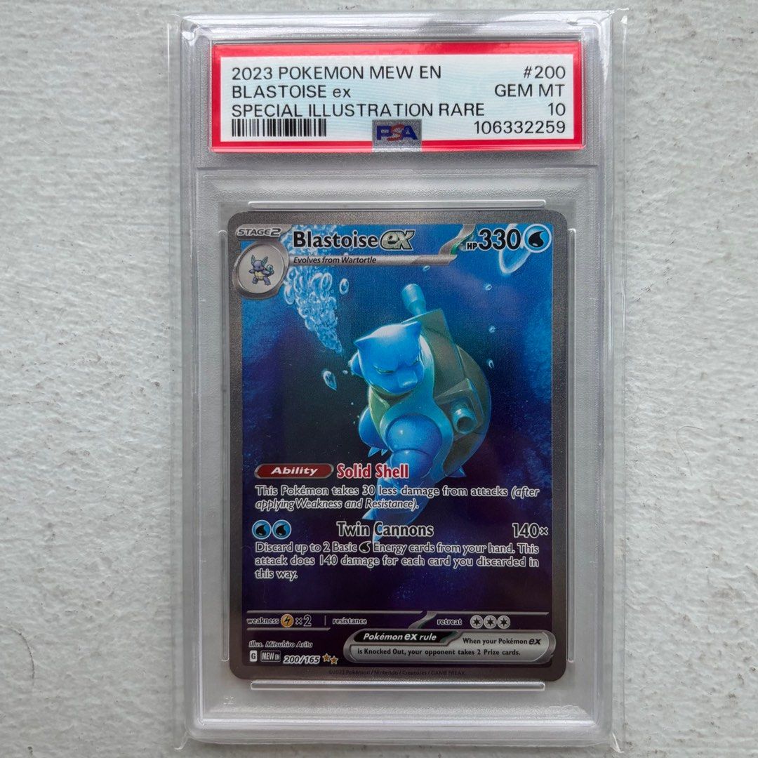 PSA 10 POKEMON SV2.5 151 BLASTOISE EX SIR (ENG), Hobbies & Toys, Toys ...