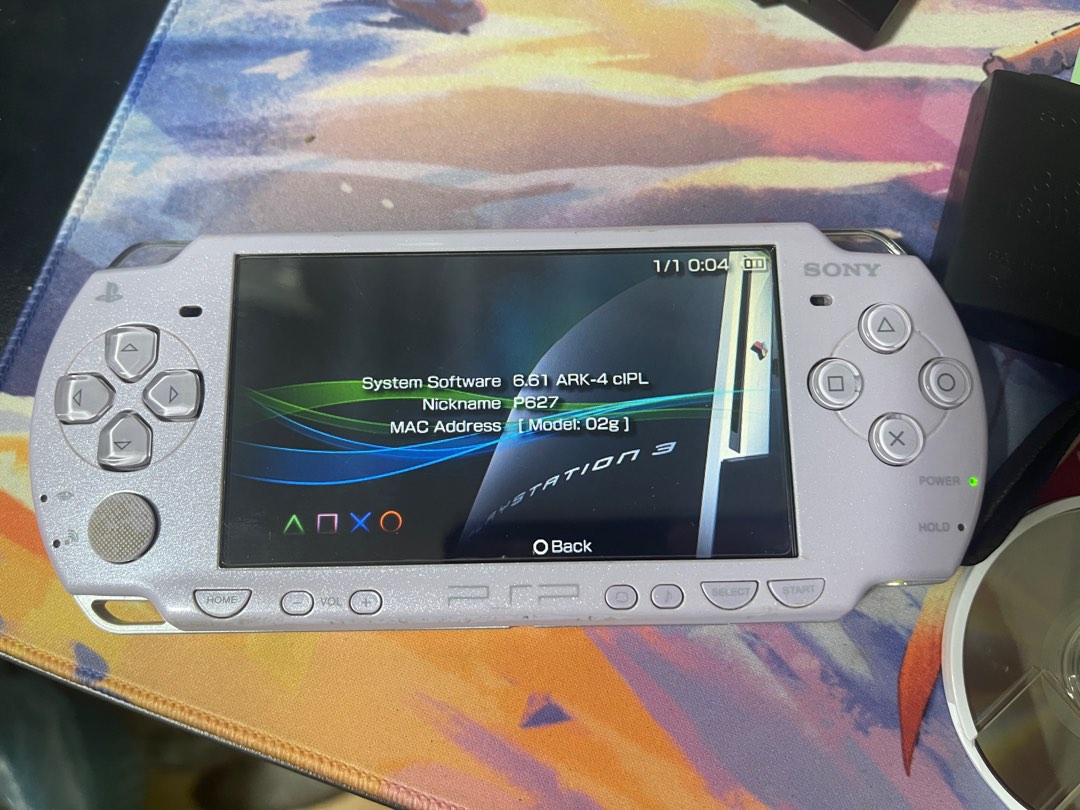 PSP 2000 Lavender Purple Modded NO SD Playstation Portable, Video ...