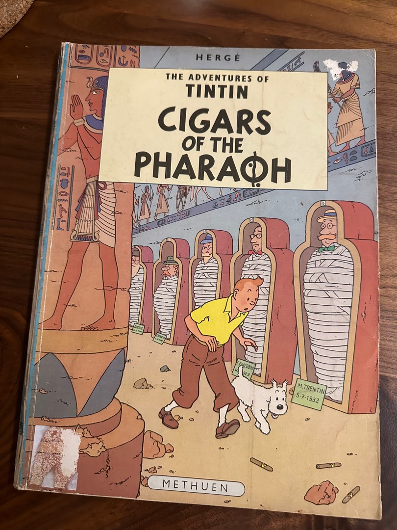 Rare Tintin Comic, Hobbies & Toys, Memorabilia & Collectibles, Vintage ...