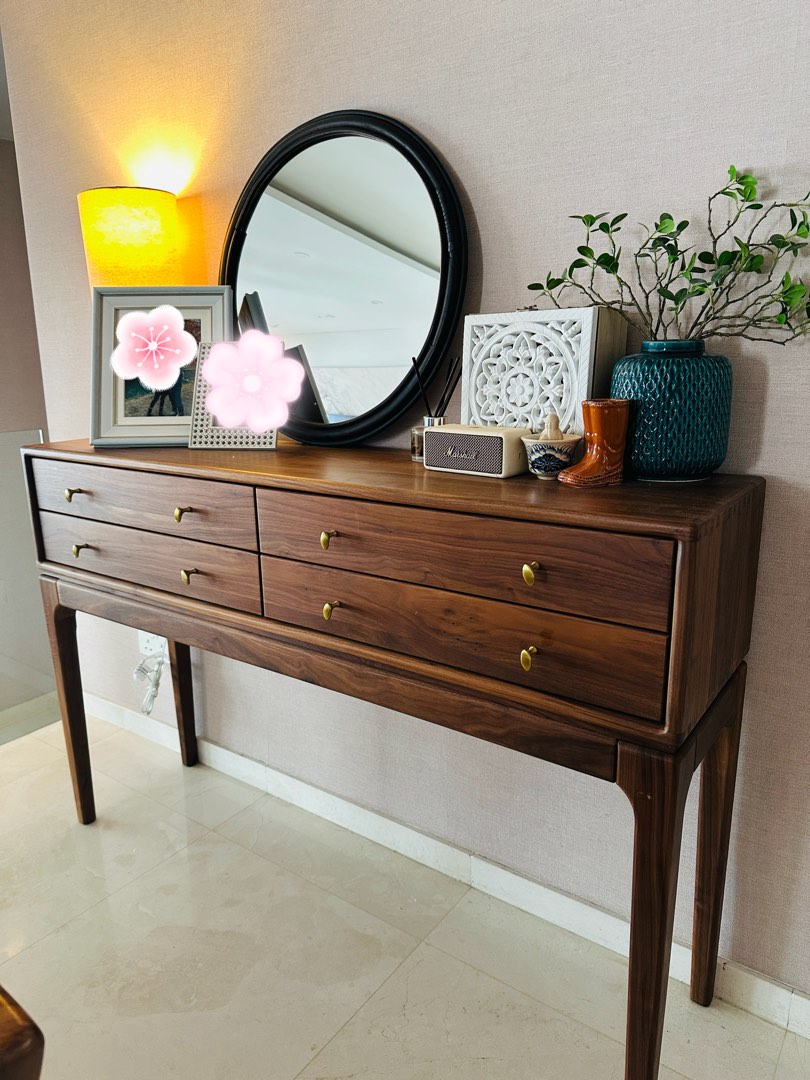 Rosewood Entry hall Console Cabinet, Furniture & Home Living, Furniture ...
