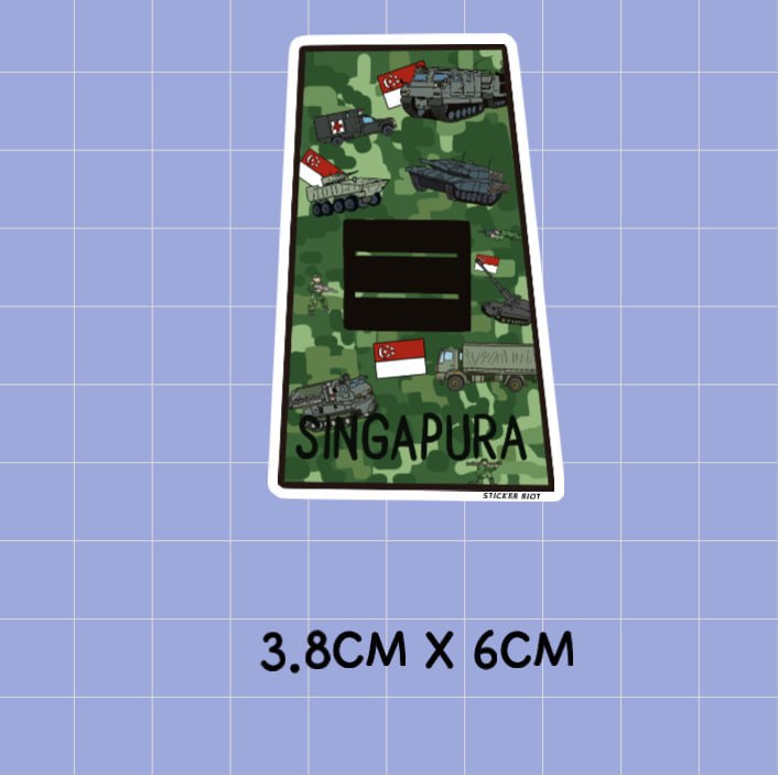 SAF Rank Stickers, Hobbies & Toys, Stationery & Craft, Art & Prints on ...