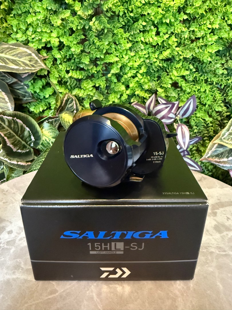 Saltiga 15HL-SJ with upgraded SLP knob, Sports Equipment, Fishing on ...