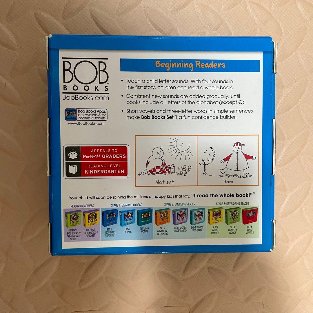 Scholastic Bob Books Set 1 Beginning Readers Stage 1: Starting to Read ...