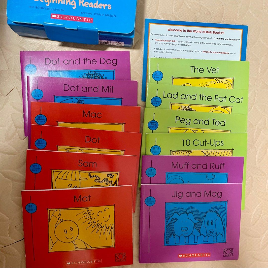 Scholastic Bob Books Set 1 Beginning Readers Stage 1: Starting to Read ...