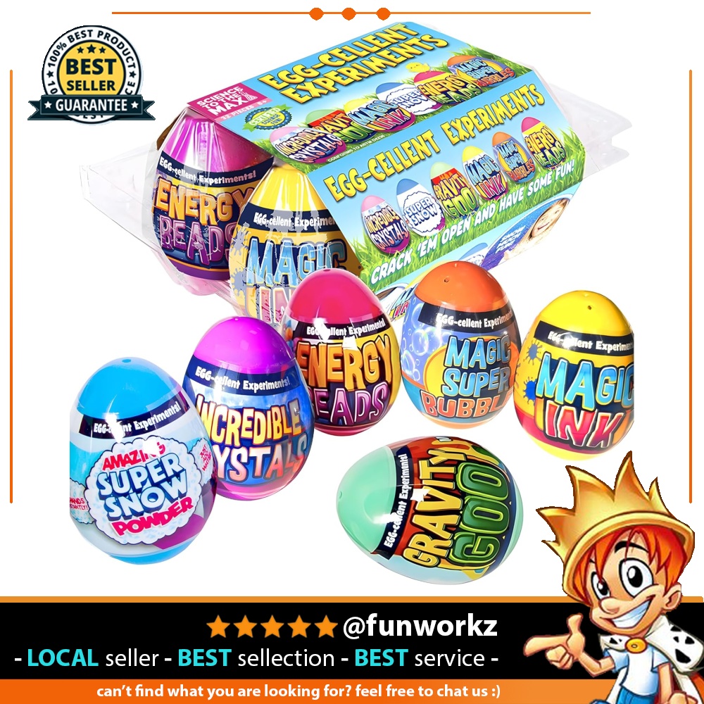 Science to The Max Egg-Cellent Experiment - 6 Pack Science Experiments ...
