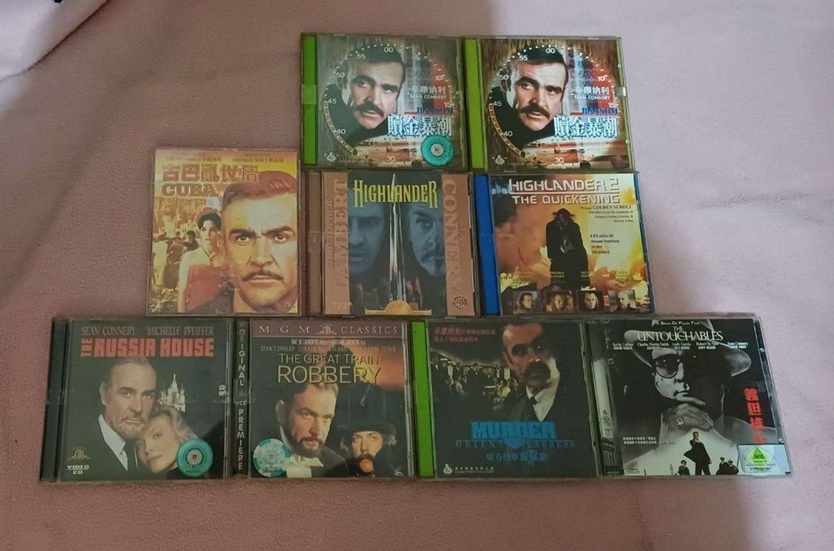 Sean Connery Movie CD VCD Collection (James Bond Not Included), Hobbies ...