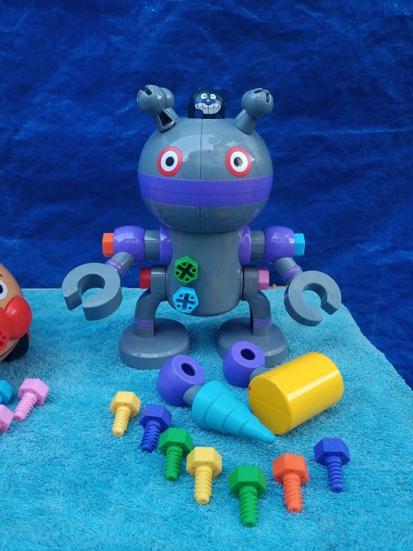 Segatoys Anpanman Dadandan robot & Lifting Nose Punch Screw Thread ...