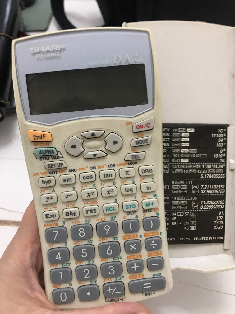 Sharp Scientific Calculator (use for exam ), Computers & Tech, Office ...