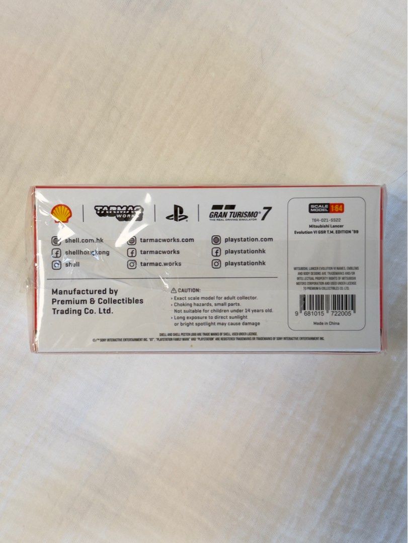 SHELL x GRAN TURISMO x TARMAC WORKS - 1999 MITSUBISHI LANCER EVO VI GSR ...