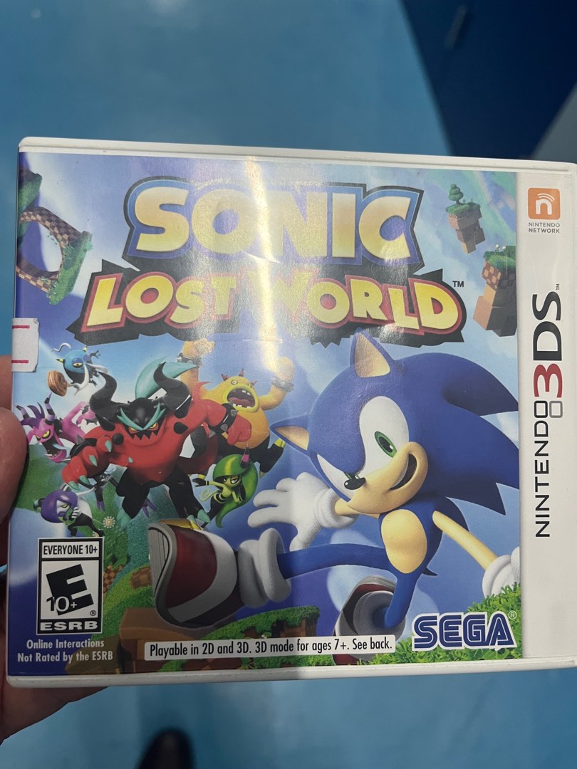 Sonic 3ds game lost world 30 sgd, Video Gaming, Video Games, Nintendo on Carousell