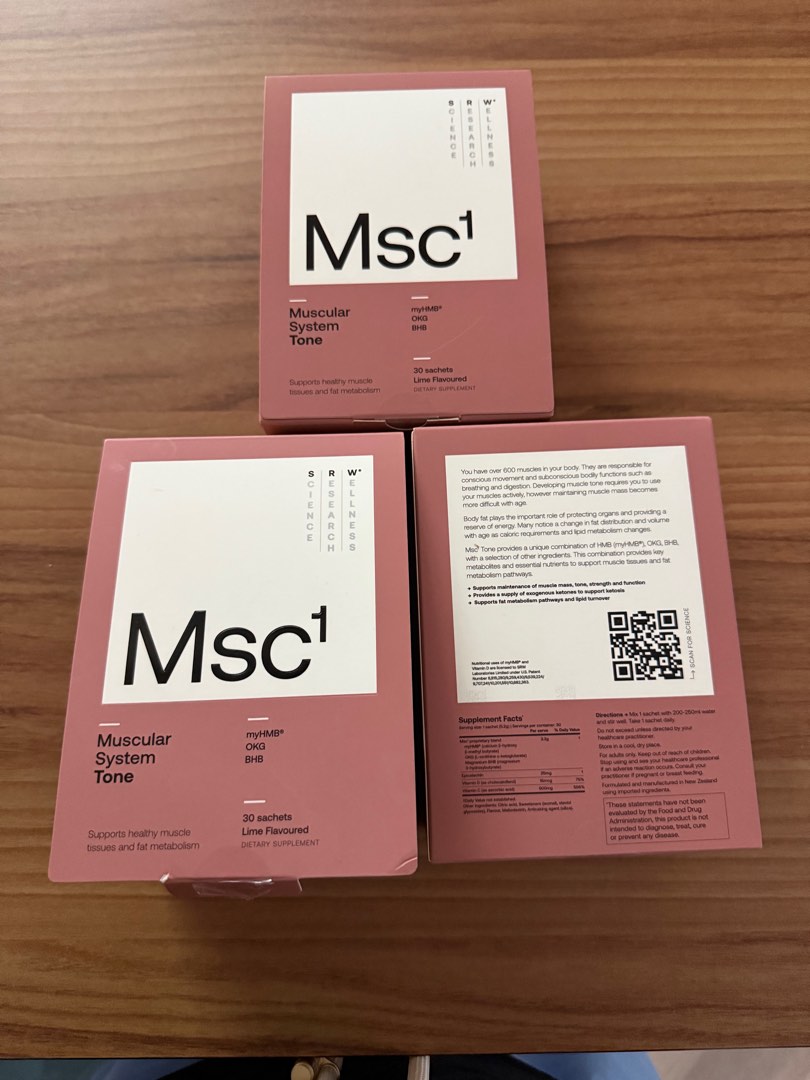 SRW’s MSC1 (muscular system tone) body composition supplements, Health ...
