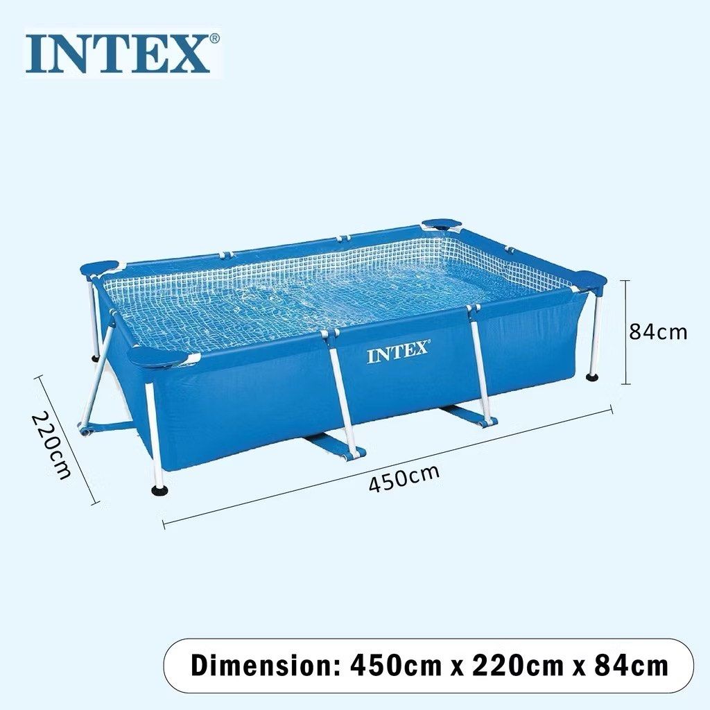 swimming pool kolam renang besar, Furniture & Home Living, Outdoor ...