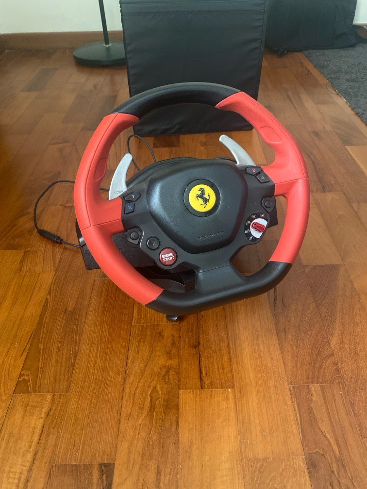 Thrustmaster Ferrari 458 Spider Racing wheel, Video Gaming, Gaming ...