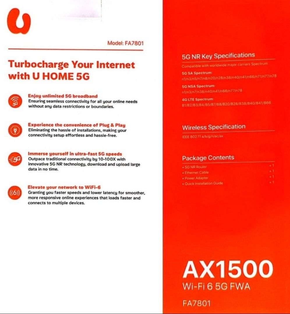 Umobile 5G Modem Router, Computers & Tech, Parts & Accessories ...