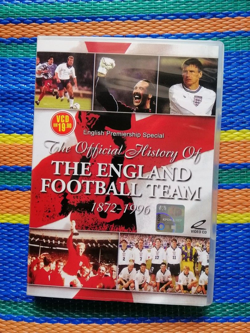 VCD - ENGLISH PREMIERSHIP THE OFFICIAL HISTORY OF THE ENGLAND FOOTBALL ...