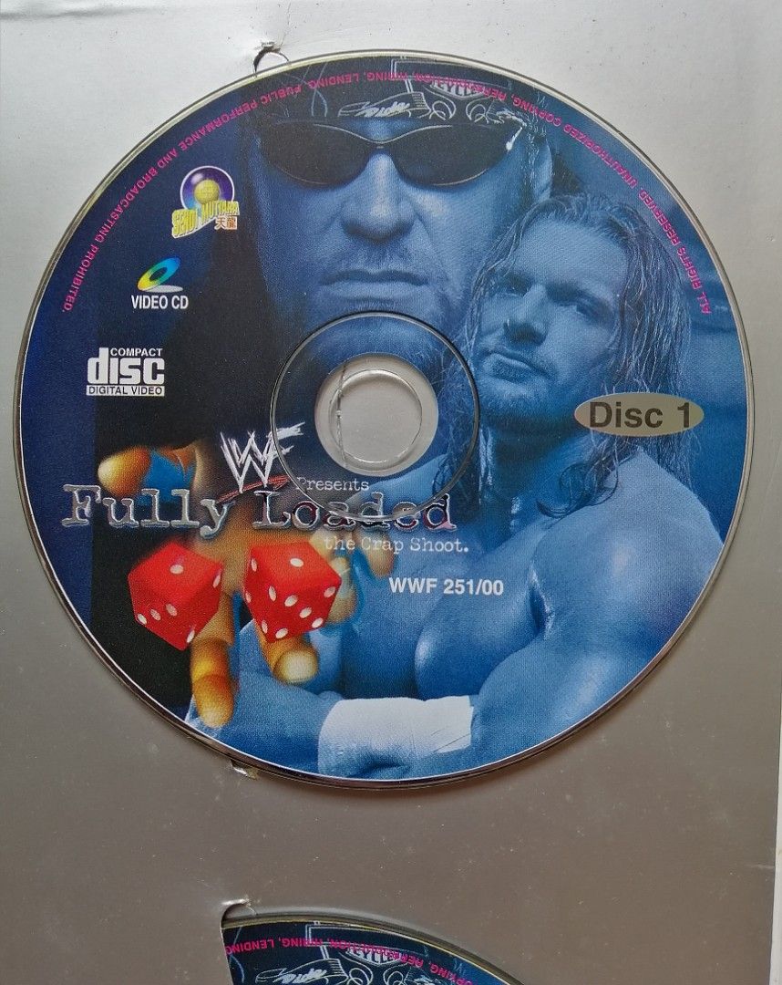 VCD - WWF FULLY LOADED 2000 - WWF 251/00, Hobbies & Toys, Music & Media ...