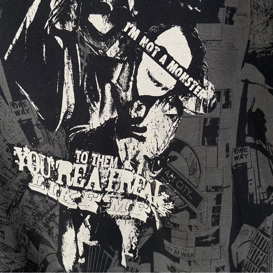 Vintage 00s Batman The Dark Knight Joker Overprint T Shirt, Men's ...