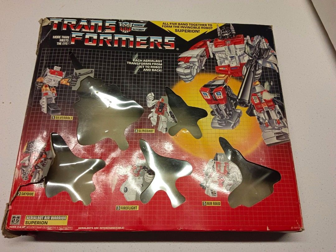 vintage 1985 Hasbro - Transformers G1 - Superion, Aerialbots, almost ...