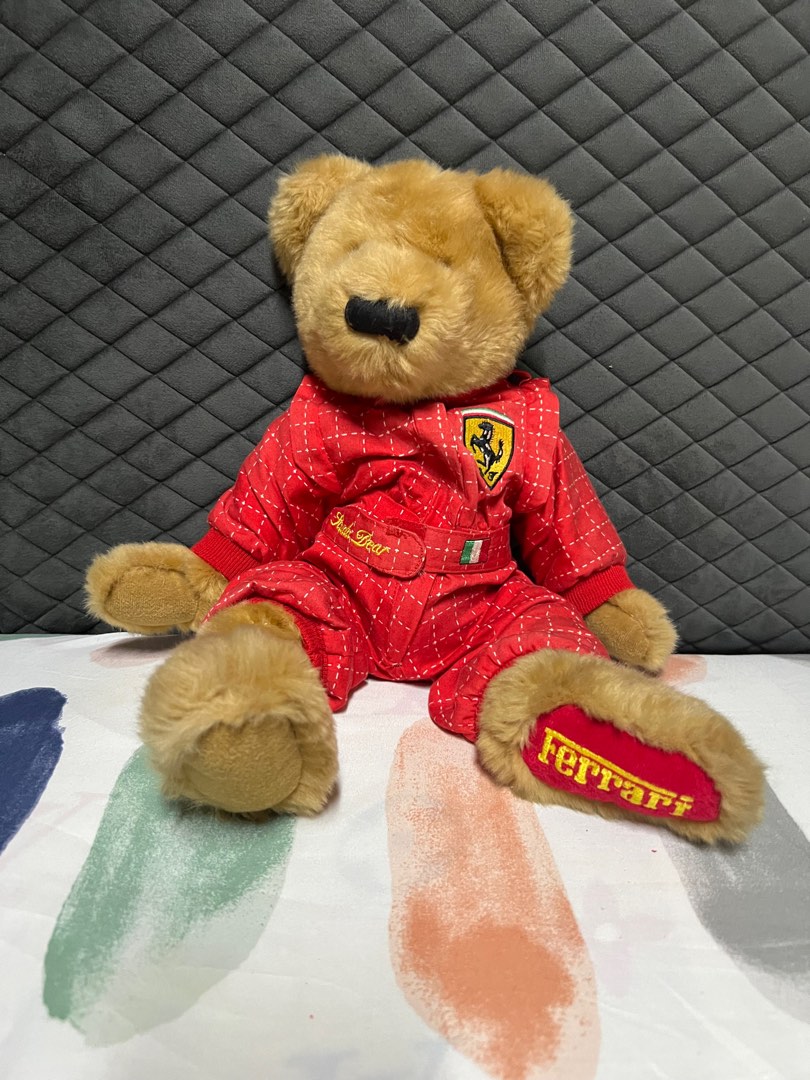 Vintage 1997 official F1 Ferrari scuderia scuda bear collectable ...