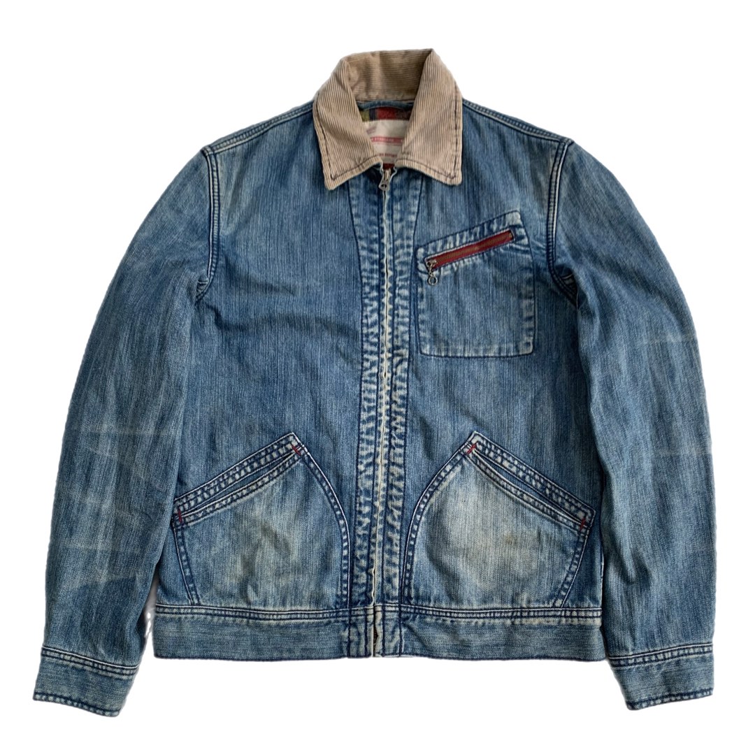 Vintage Flash Report Denim Jacket, Men's Fashion, Coats, Jackets and ...