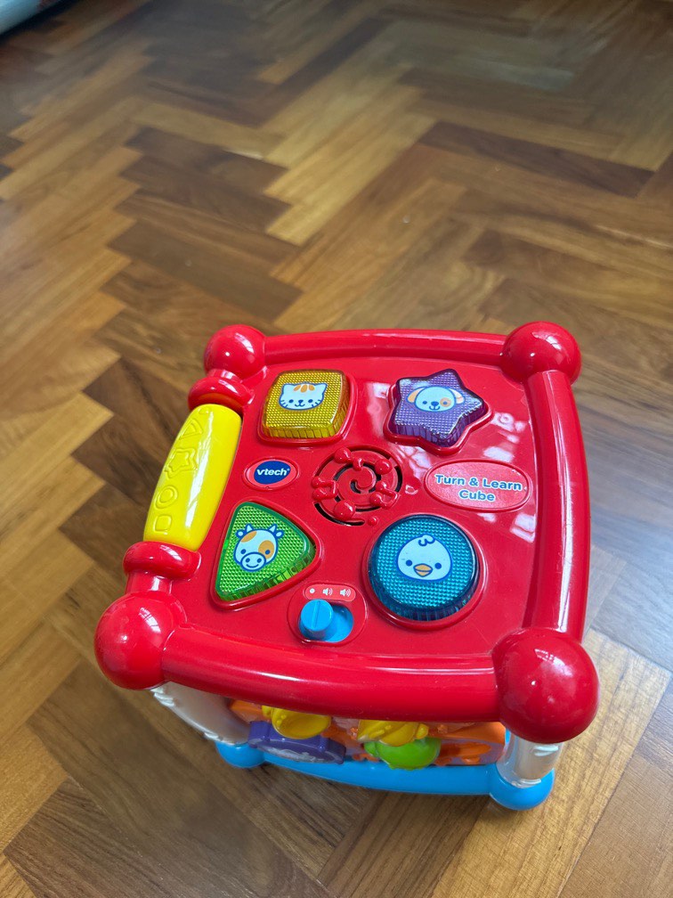 VTech Turn & Learn Cube, Babies & Kids, Infant Playtime on Carousell