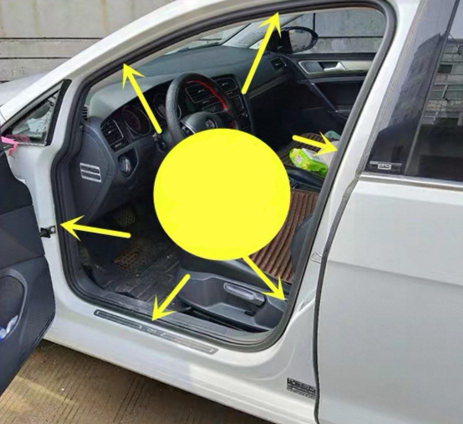 Vw golf mk5 mk6 door seals full set for 4dr / 5dr only, Car Accessories ...