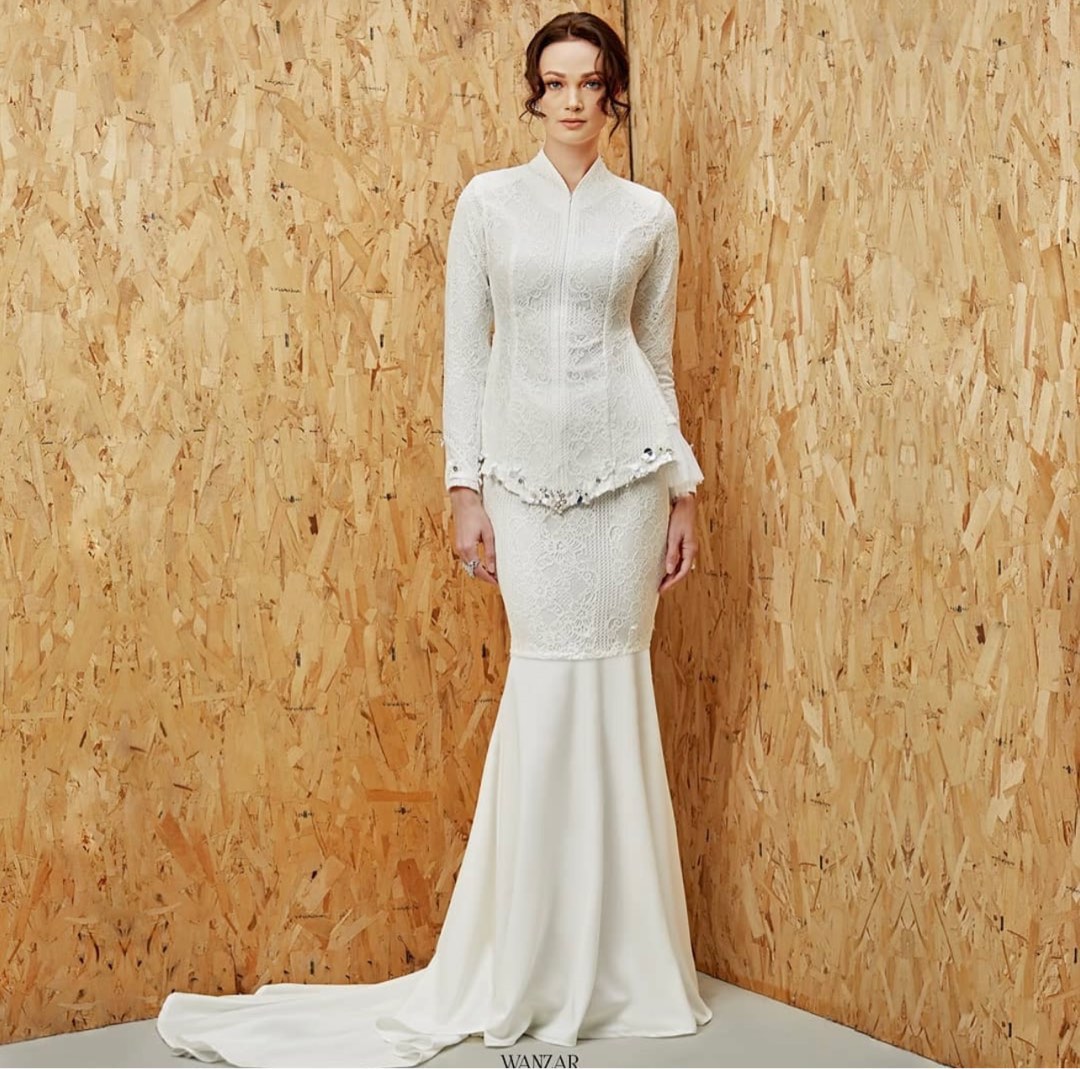 Wanzar Mareena Bride, Women's Fashion, Muslimah Fashion, Baju Kurung ...