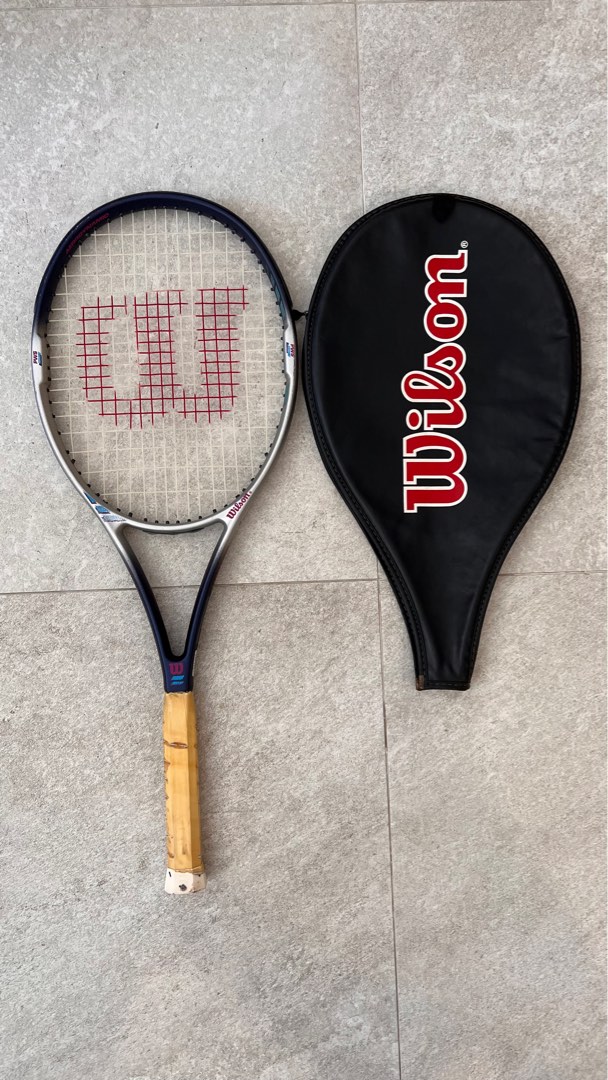 Wilson Smasher Tennis Racket Graphite frame with Case, Sports Equipment ...