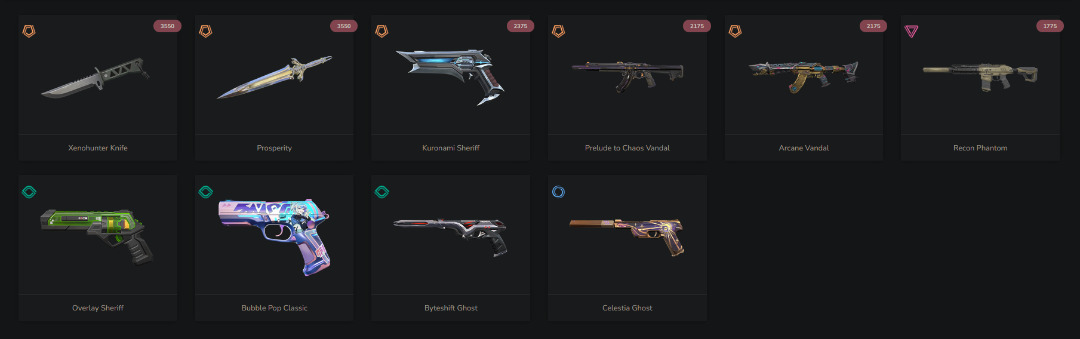 WTS Valorant Account 6 Premium Skins + Limited Arcane Vandal !!, Video ...