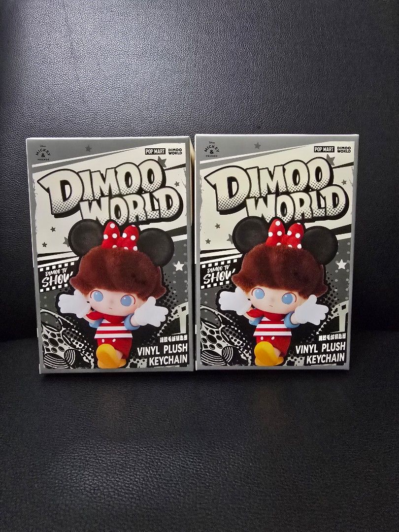 WTS WTT Popmart Dimoo World Disney Series Vinyl Plush Keychain, Hobbies ...