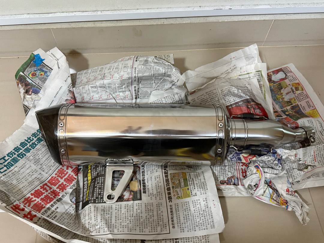 Xmax V1 (Euro 4) Legal Akrapovic Exhaust/Pipe, Motorcycles, Motorcycle ...