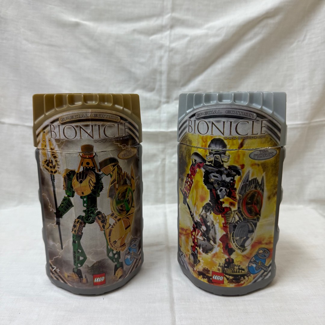 2005 絕版老物 LEGO BIONICLE 樂高生化戰士 8762 8763, 書籍、休閒與玩具, 玩具、公仔、桌遊在旋轉拍賣