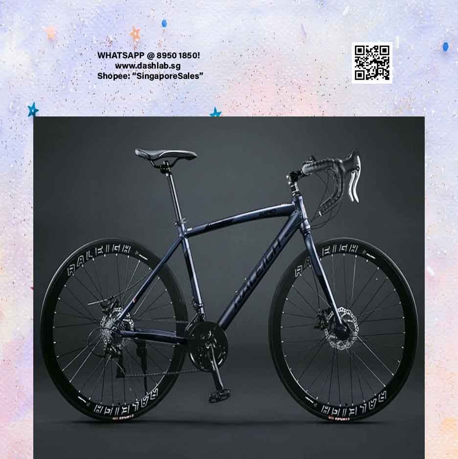 26" 24 Speed Raleigh Road bike R700 Hybrid Wind RL880 R9 Bicycle rack ...