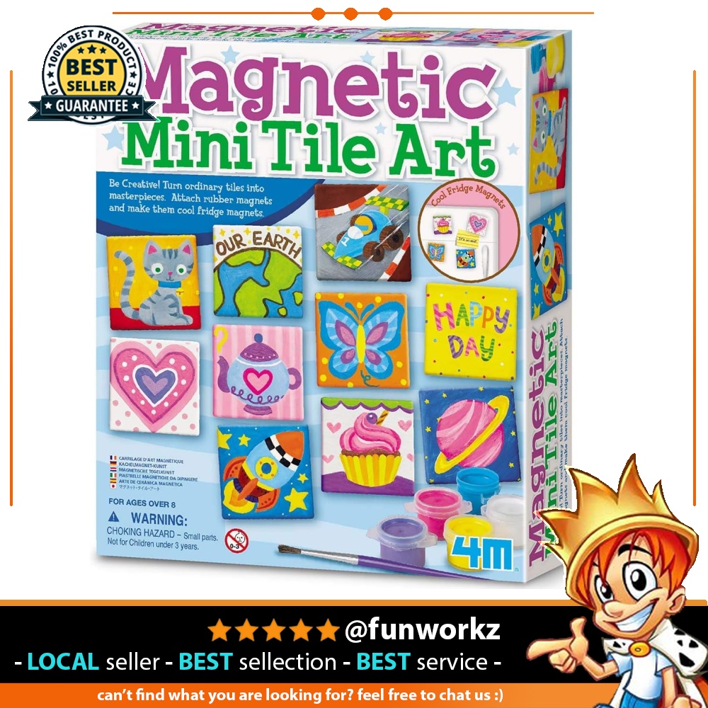 4M Magnetic Mini Tile Art, Hobbies & Toys, Toys & Games on Carousell
