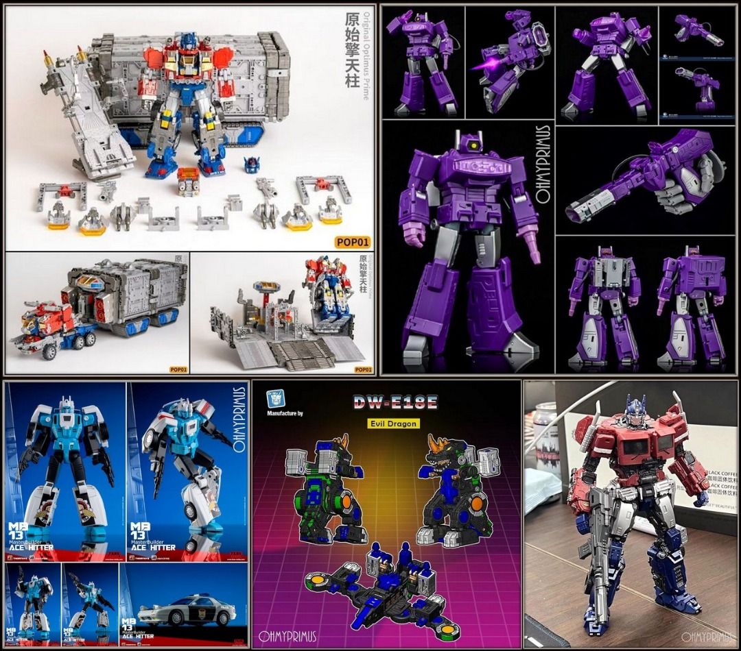 ⭐️ 3rd Party Transformers - POP01 Original OP / Lucky Cat Micro Cosmos ...