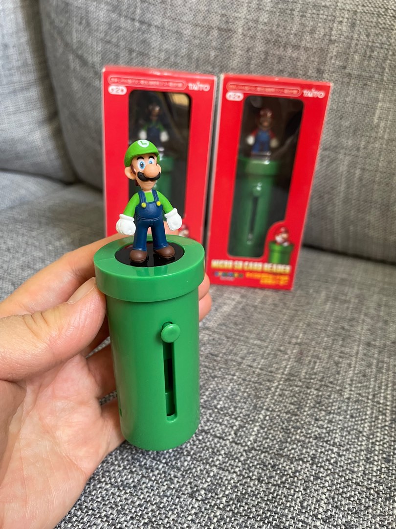 超級瑪利歐 Japan Taito Super Mario Micro SD Card Reader Mario Luigi 路易吉, 電腦 ...