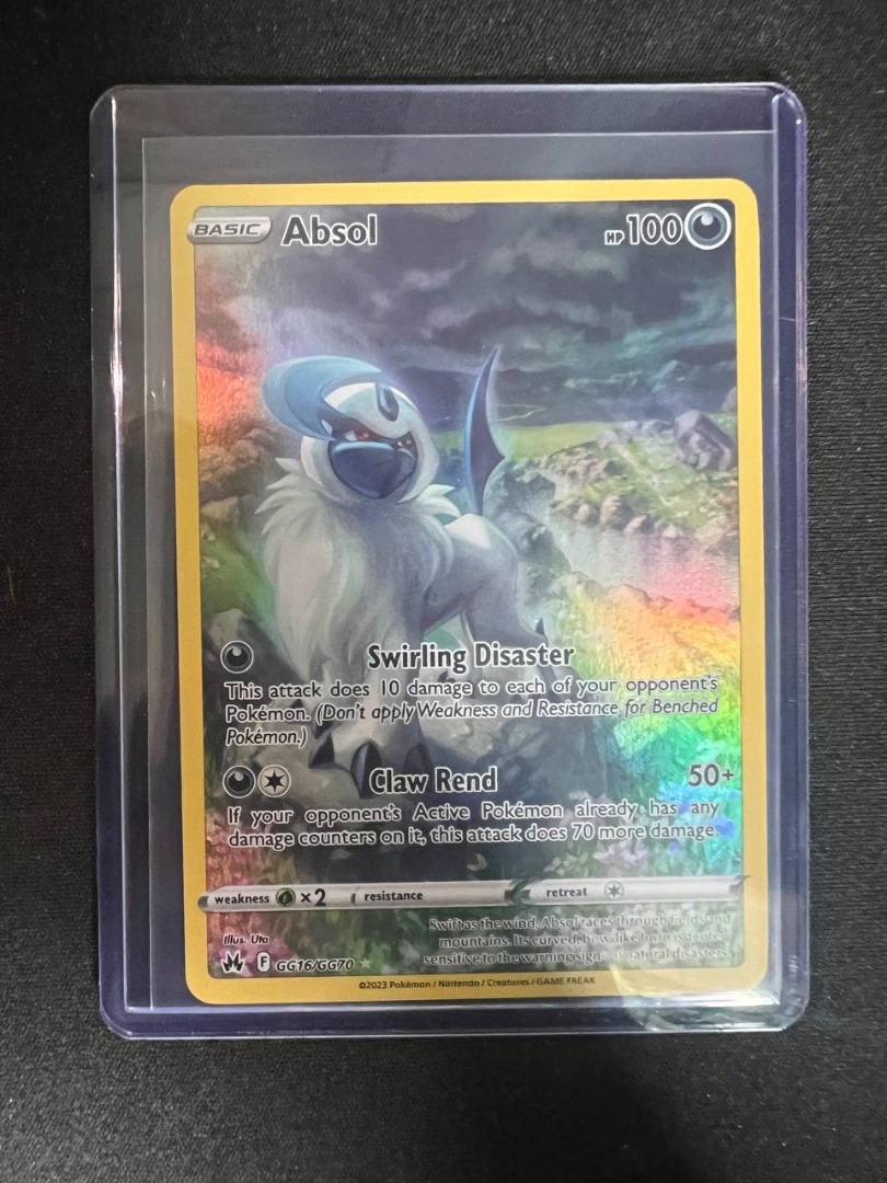 Absol #GG16 Pokemon Crown Zenith, Hobbies & Toys, Toys & Games on Carousell
