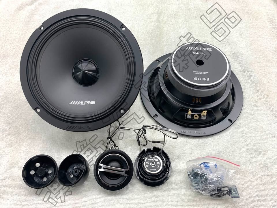 日本ALPINE DM-65C兩音路 分音喇叭 6.5吋 高音質 2音路喇叭 揚聲器 兩音路分離喇叭 台灣竹記貿易, 汽機車零配件在旋轉拍賣