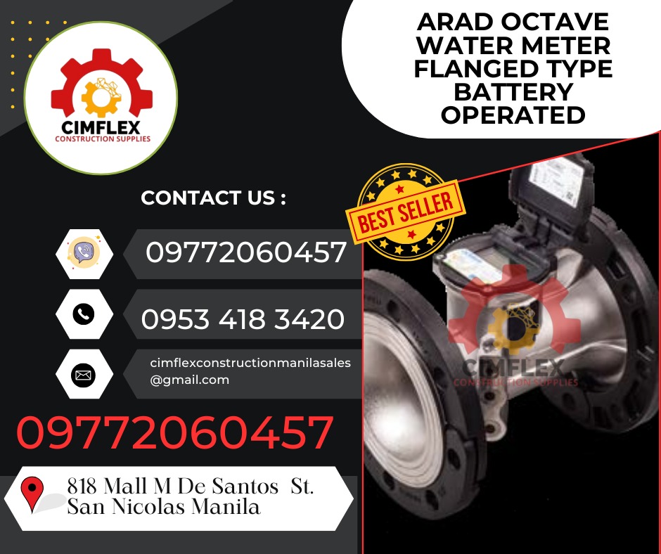 Arad Octave water meter Flanged type Battery operated 8'', Furniture ...