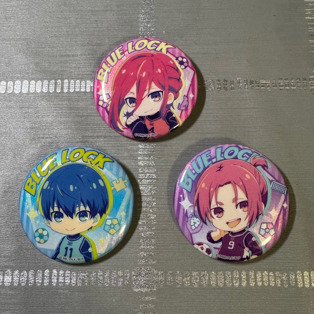 Blue lock chibi pins - isagi, reo, chigiri, Hobbies & Toys, Memorabilia ...